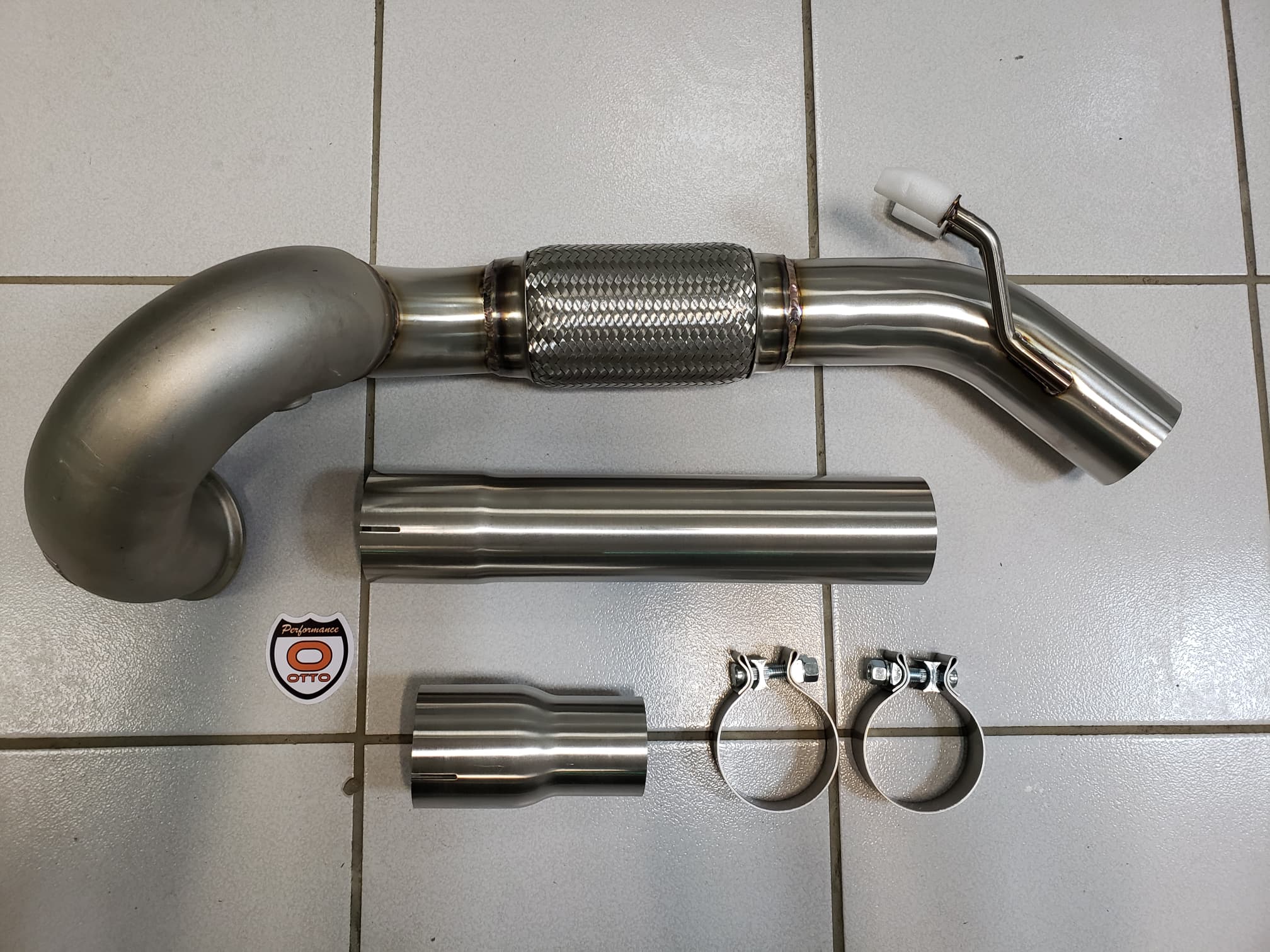 CTS TURBO DOWNPIPE PARA MOTOR 2.0 TURBO MQB - OTTO PERFORMANCE