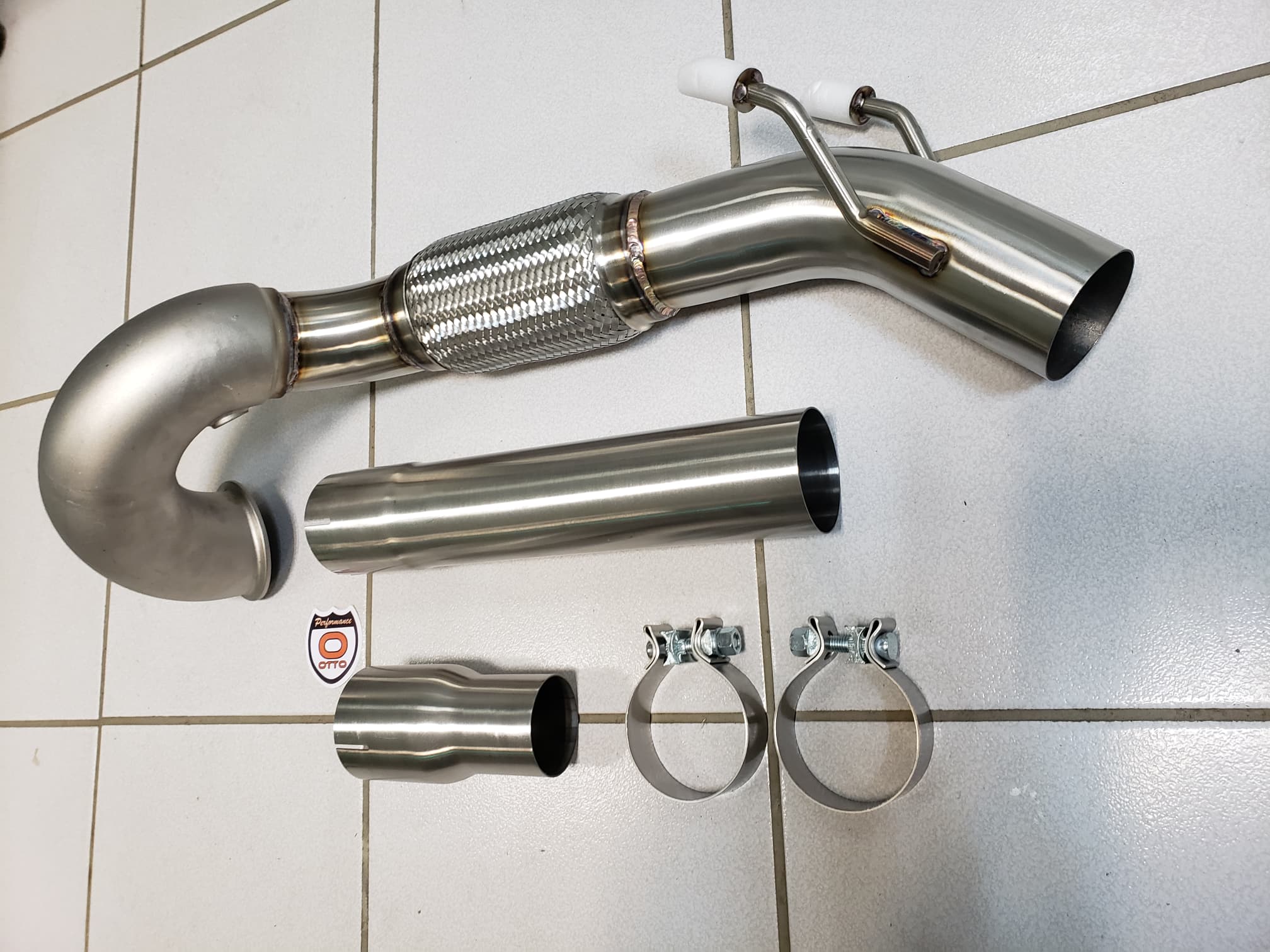 CTS TURBO DOWNPIPE PARA MOTOR 2.0 TURBO MQB - OTTO PERFORMANCE