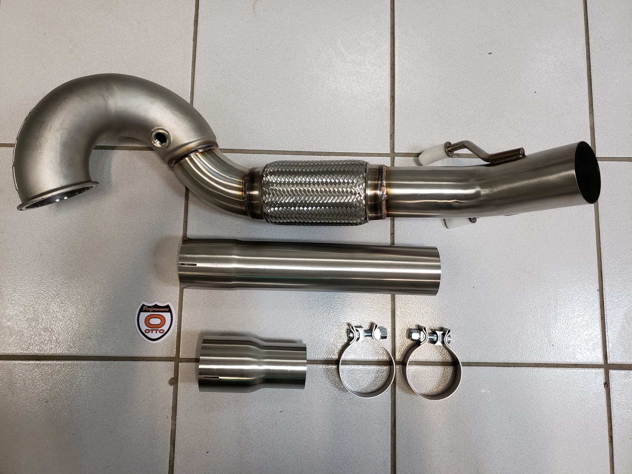 CTS TURBO DOWNPIPE PARA MOTOR 2.0 TURBO MQB - OTTO PERFORMANCE