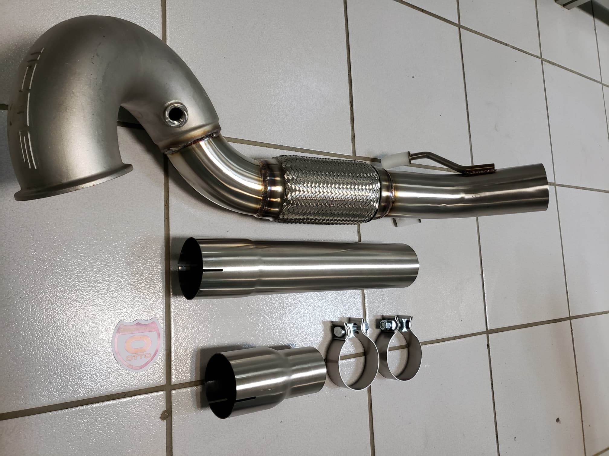 CTS TURBO DOWNPIPE PARA MOTOR 2.0 TURBO MQB - OTTO PERFORMANCE